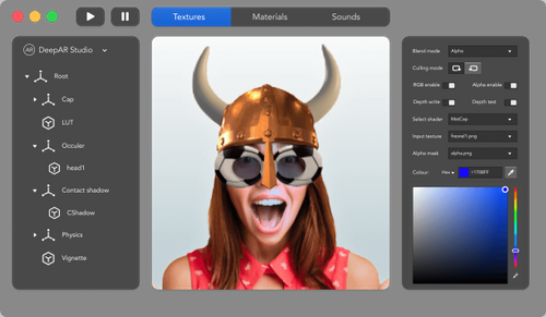 Face filters, AR effects and masks | DeepAR